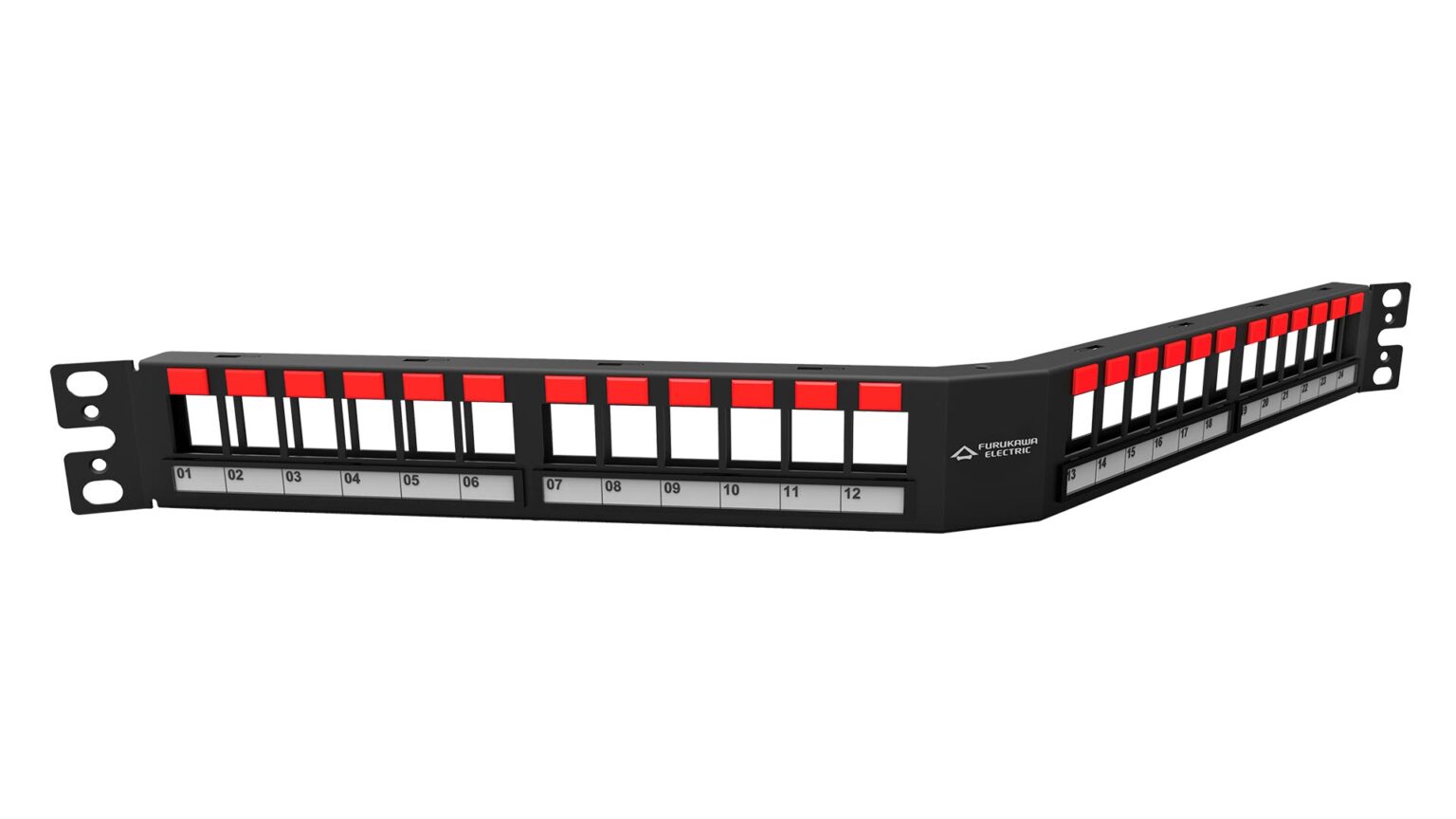 35050808 Patch Panel Descargado 24 Puertos Angular 1U Marca FURUKAWA ...