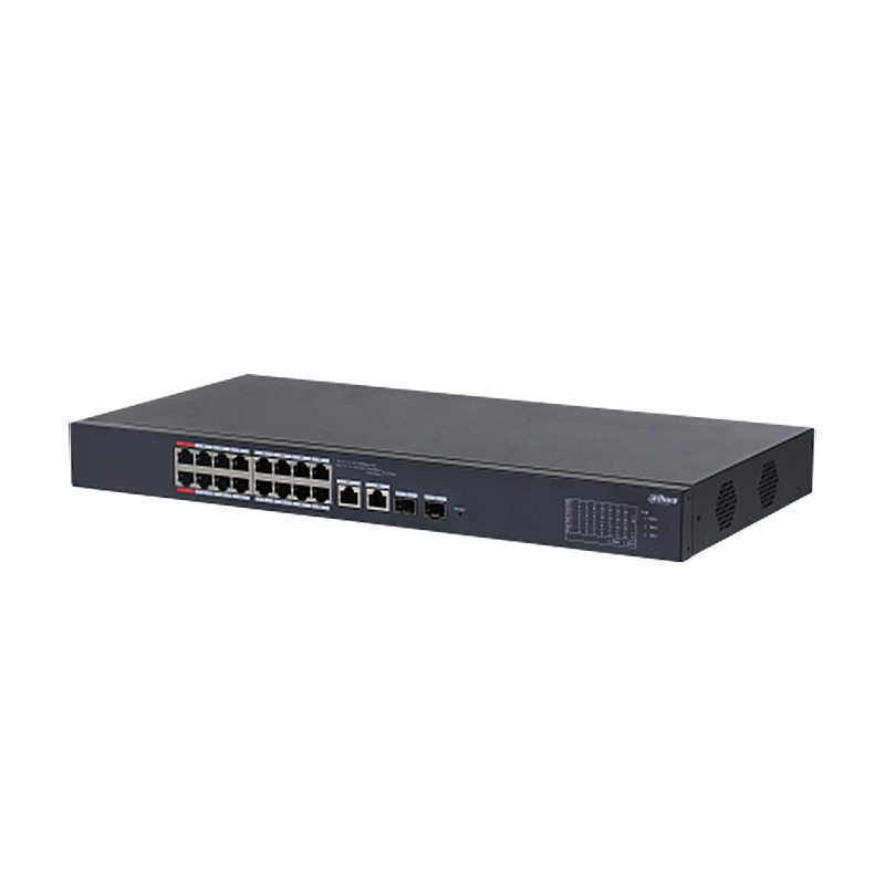 CS4218-16ET-240 Switch Dahua 16 Puertos 2GIGA 2SFP 240W PoE EXT Switch ...